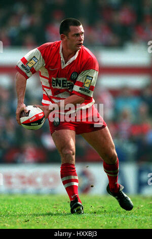 MARK REBER WIGAN WARRIORS RLFC 07 April 1999 Stock Photo - Alamy