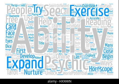 Ability word cloud concept. Vector illustration Stock Vector Image ...