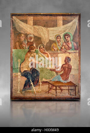 Story of Admetus , Pompeii House of the Tragic Poet Fresco Pompeii ...