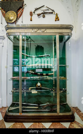 Small Armory Hall in Peles Palace, former royal castle, built between ...