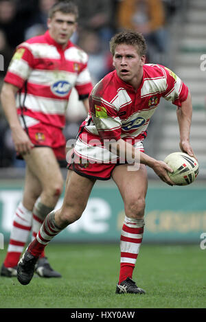 WAYNE GODWIN WIGAN WARRIORS RLFC HULL KC STADIUM 28 March 2005 Stock ...