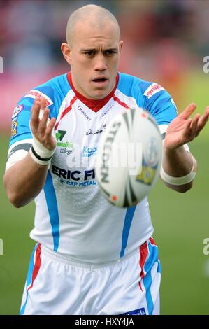 RICKY BIBEY WAKEFIELD WILDCATS RLFC BELLE VUE STADIUM WAKEFIELD ENGLAND ...