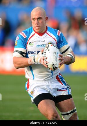 RICKY BIBEY WAKEFIELD WILDCATS RLFC BELLE VUE STADIUM WAKEFIELD ENGLAND ...