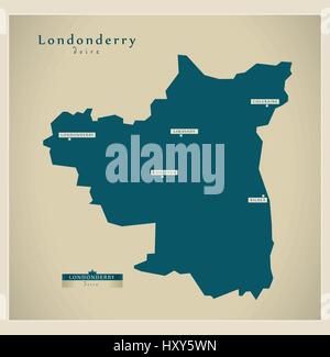 County Londonderry (United Kingdom, Northern Ireland, Counties of ...
