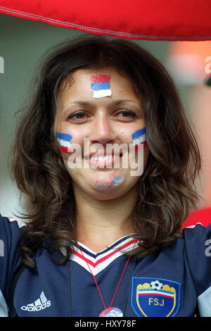 YUGOSLAVIA FOOTBALL FANS FOOTBALL FANS EURO 2000 21 June 2000 Stock ...