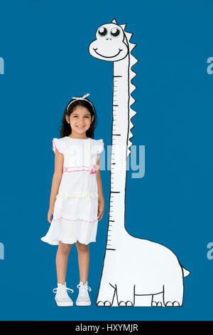 Tall Measure Height Child Growing Scale Stock Photo - Alamy