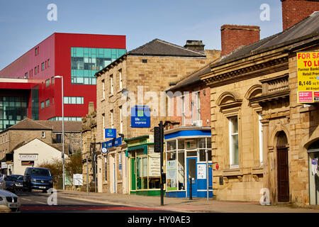 Town of Barnsley, England. View of Barnsley Town Hall which is the ...