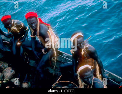 Negrito tribal man, Andaman and Nicobar Island, India, Asia Stock Photo ...