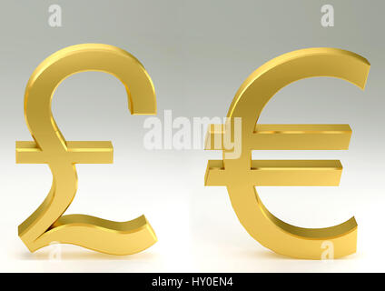 euro vs pound Stock Photo - Alamy