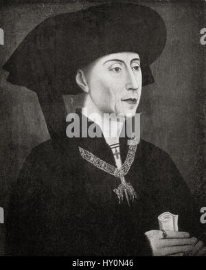 Philip the Good Philip III Duke of Burgundy 1396 1467 by Henri Leys ...