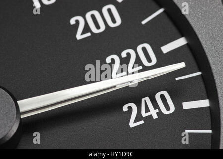 speedometer at 230 km/h Stock Photo - Alamy