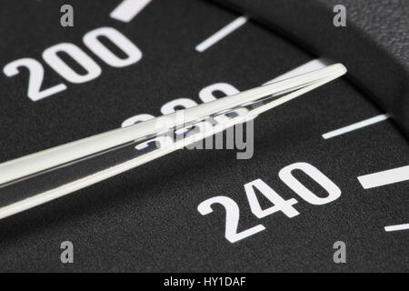 speedometer at 230 km/h Stock Photo - Alamy