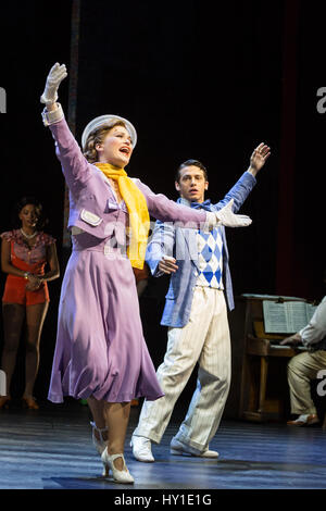 Clare Halse as Peggy Sawyer and Stuart Neal as Billy Lawler in a new ...