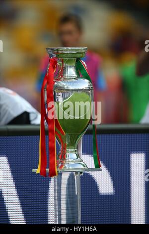THE TROPHY SPAIN V ITALY EURO 2012 OLYMPIC STADIUM KIEV UKRAINE 01 July ...