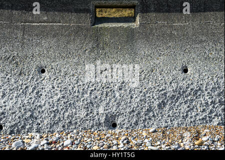 Sea wall and defences at Seaham, County Durham, U.K Stock Photo ...