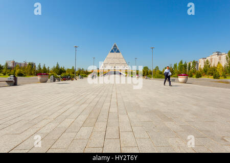 Astana, Kazakhstan, the Pyramid of Peace and Accord or the Palace of ...