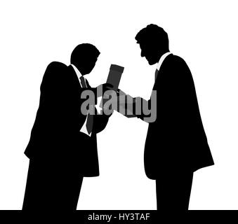 Man receiving award certificate Stock Vector Image & Art - Alamy