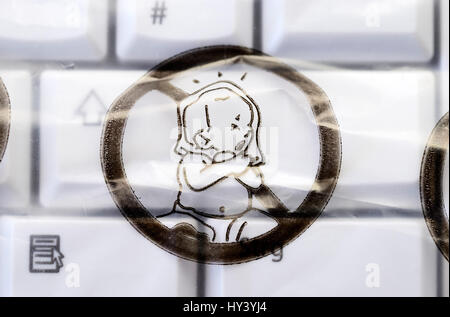 Warning signs on packaging of danger for children Stock Photo - Alamy