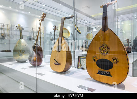 Traditional Iranian instruments called Tar in Museum of Music, homage ...