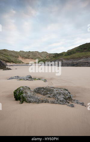The Gower Peninsula Wales uk Pobbles beach next to Three Cliffs Bay in ...