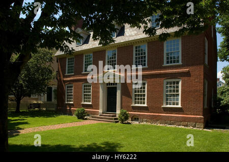 The Derby House in Salem, Massachusetts. Built in 1771-1762 by Richard ...