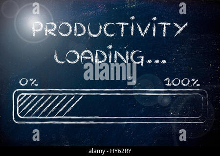 Illustration of a productivity concept Stock Photo - Alamy