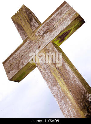 Heavenfield cross, Northumberland Stock Photo - Alamy