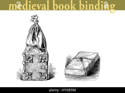 Vintage engraving of History of Fashion, Medieval Germany 15th Century ...