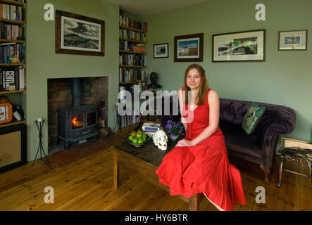 Professor Alice Roberts at her home Stock Photo - Alamy
