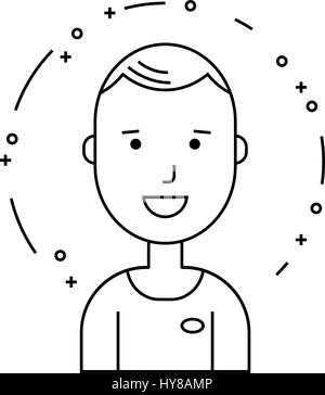 face guy happy outline Stock Vector Image & Art - Alamy