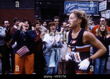Allison Roe (NZL) winner of the 1981 Boston Marathon Stock Photo - Alamy