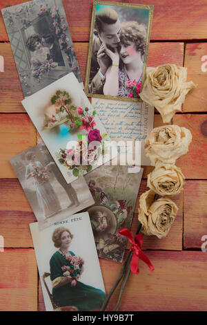 A collection of World War I photographs and postcards from 1915-1917 ...