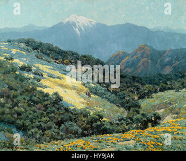 Valley Splendor by Granville Redmond Stock Photo - Alamy
