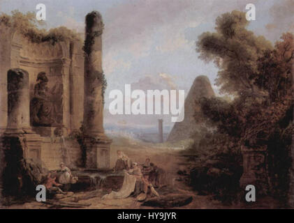Hubert Robert was a French painter known for his depictions of ...