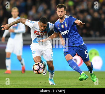 Miralem Pjanic during the Italian Serie A football match between A.S ...