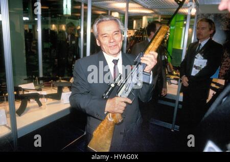 Mikhail Kalashnikov, designer and inventor of AK 47 assault rifle Stock ...