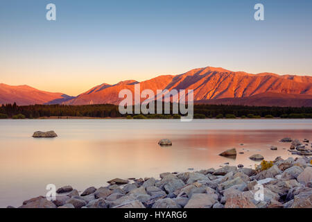 Landscape Long exposure of majestic clouds in the sky sunset or sunrise ...