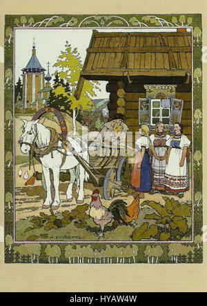 Bilibin Ivan - Russian Folklore Illustration Stock Photo - Alamy