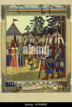 Bilibin Ivan - Russian Folklore Illustration Stock Photo - Alamy