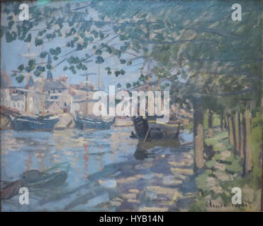 Claude Monet’s painting 'Seine at Rouen' depicts the River Seine as it ...