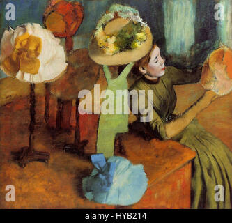 A painting by Edgar Degas, one of the masters of French Impressionism ...