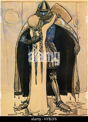 'Jolantha 2' by John Bauer, created in 1907, is a mystical depiction of ...