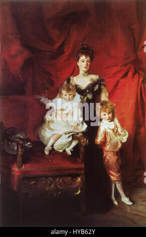 John Singer Sargent's portrait of Mrs. Charles Huntington, later known ...