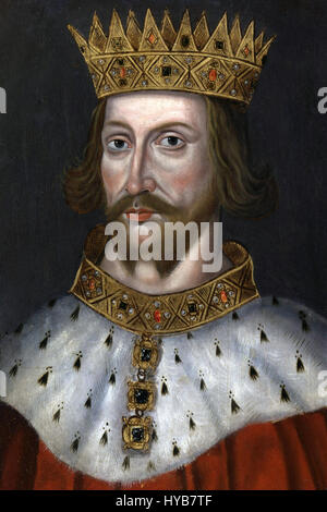 The painting of ‘Henry II of England (cropped)’ is a portrait of King ...