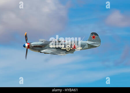 Airplane Soviet YAK-3 WWII fighter aircraft Stock Photo - Alamy