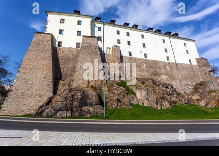 Czech Castle, Kadan Czech Republic, Northern Bohemia, Europe Stock ...