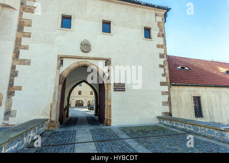 Czech Castle, Kadan Czech Republic, Northern Bohemia, Europe Stock ...