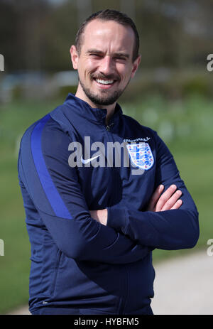 England Women's manager Mark Sampson during the media day at St George's Park, Burton Stock ...