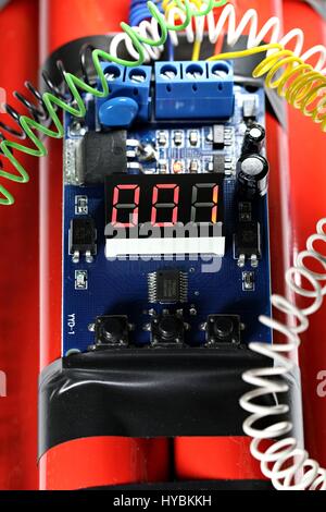 digital countdown timer of a bomb one second before explosion Stock ...