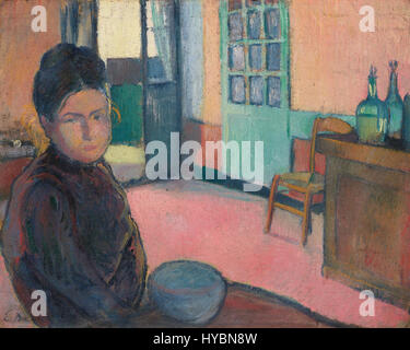 A portrait of Emile Schuffenecker, a French Post-Impressionist painter ...